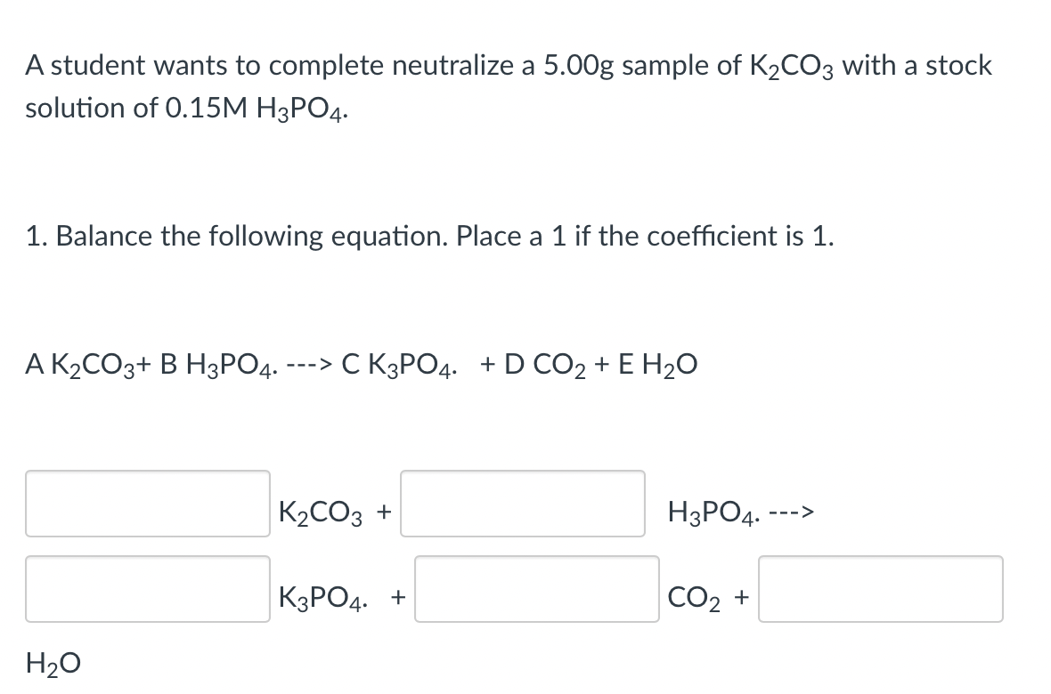 Solved A student wants to complete neutralize a 5.00 g | Chegg.com