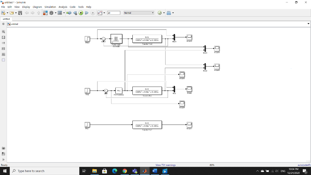 untitled - Simulink File Edit View Display Diagram | Chegg.com
