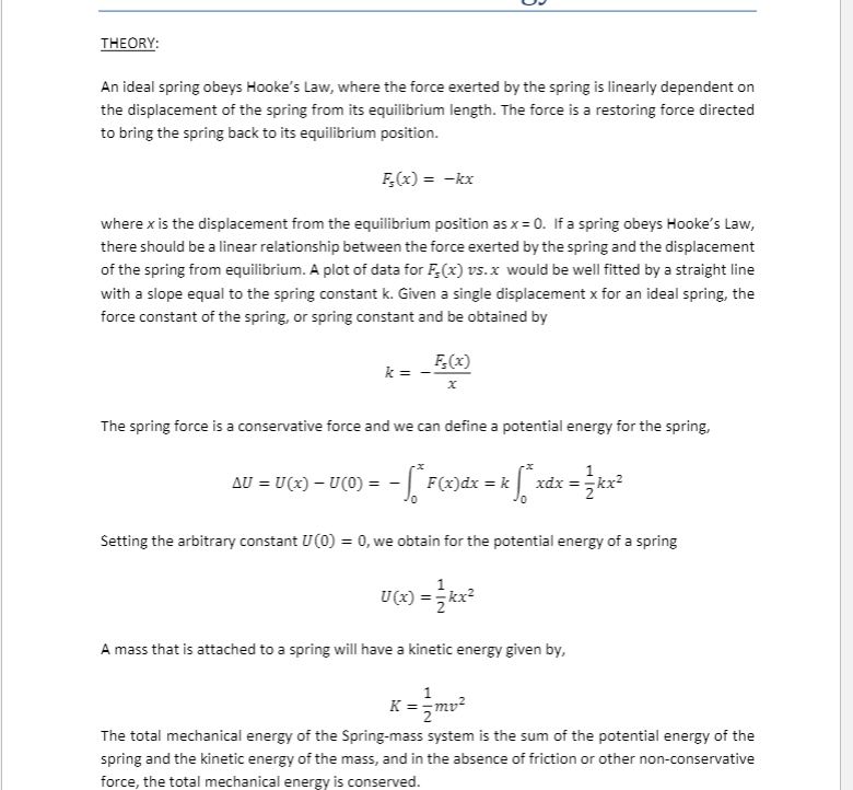 Solved DATA Table 1. WEIGHT OF THE IOLAB iOLab Weight W (N) | Chegg.com