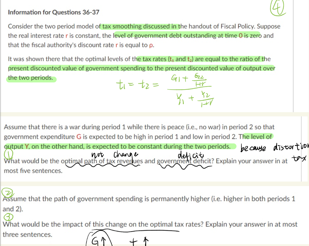 Information for Questions 36-37 Consider the two | Chegg.com