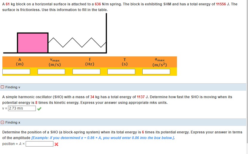 Solved FILL OUT THE CHART AND FIND X A 61kg ﻿block on a | Chegg.com