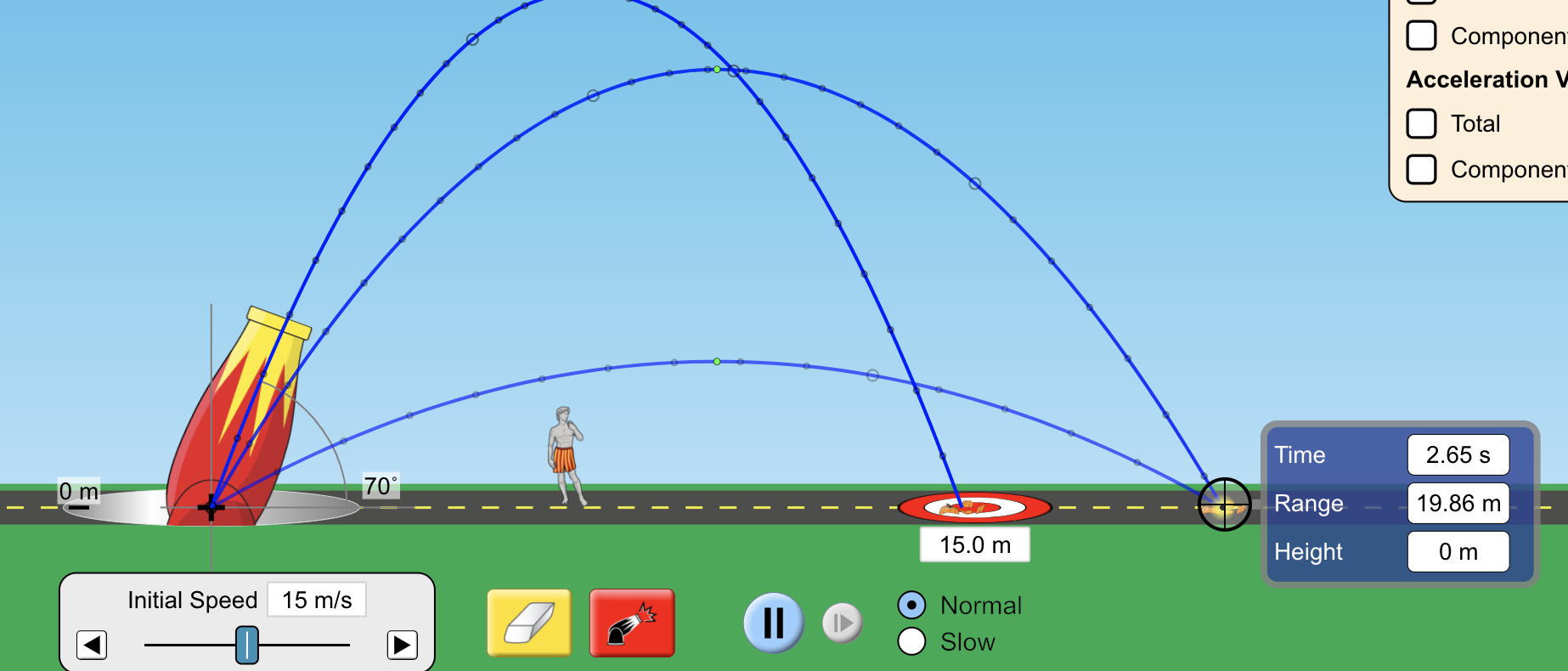 Solved Move the target meter so that the target is over the | Chegg.com