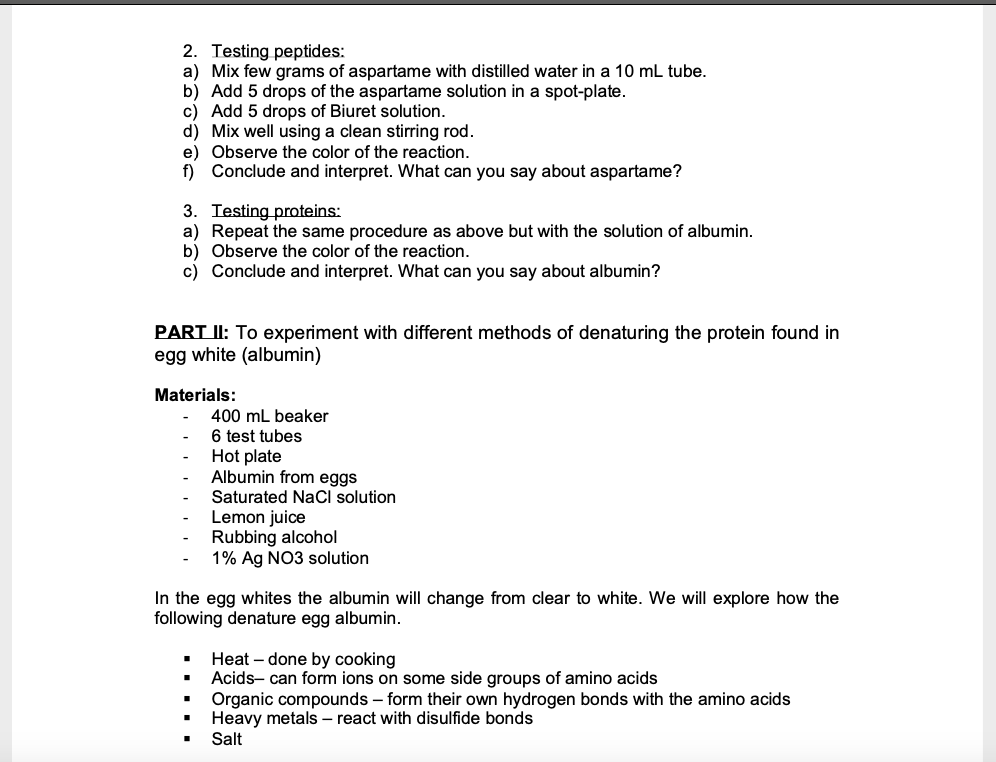 Solved Materials and Methods (M&M) • Use past tense to write | Chegg.com