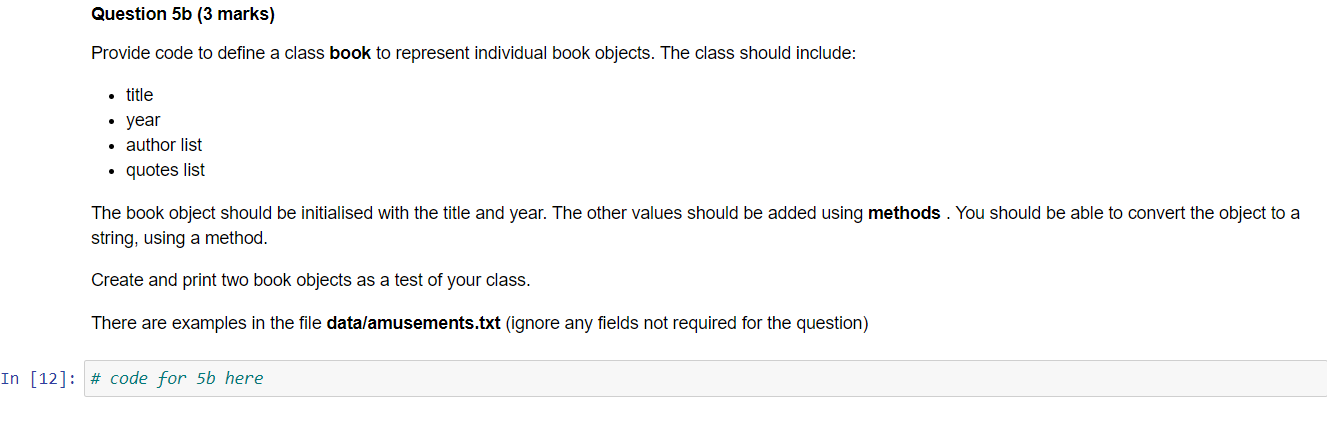 Solved Question 5 - Objects and Sharing (10 marks) Question | Chegg.com
