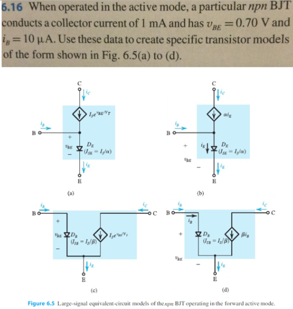 Solved .16 When operated in the active mode, a particular | Chegg.com