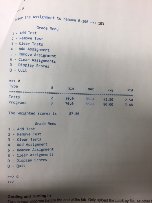 Solved Lab Week 9 - Lists Skills needed to complete this Lab | Chegg.com