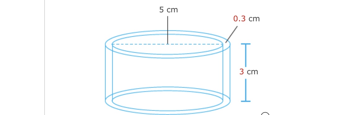 Solved The napkins ring pictured below is to be resilvered | Chegg.com