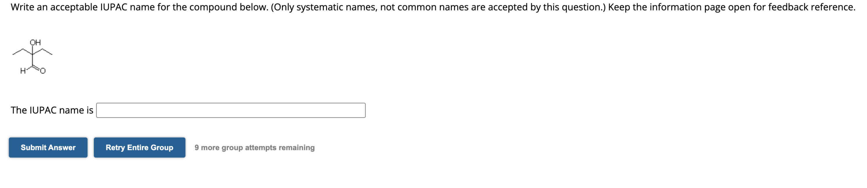 Write an acceptable IUPAC name for the compound | Chegg.com