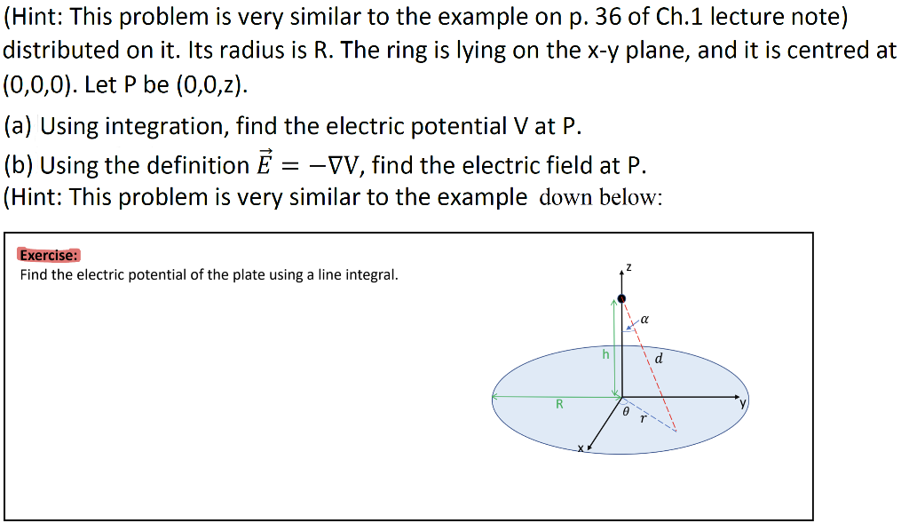 Solved (Hint: This problem is very similar to the example on | Chegg.com