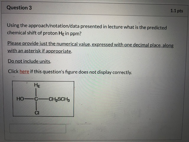 Solved Question 3 1.1 pts Using the approach/notation/data | Chegg.com