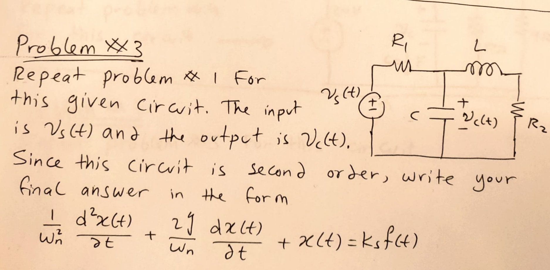 Solved Problem *3Repeat problem 1 ﻿Forthis given | Chegg.com