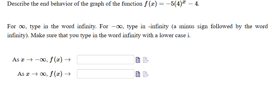 Solved Describe the end behavior of the graph of the | Chegg.com