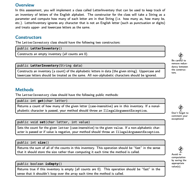 Solved Overview In this assessment, you will implement a | Chegg.com