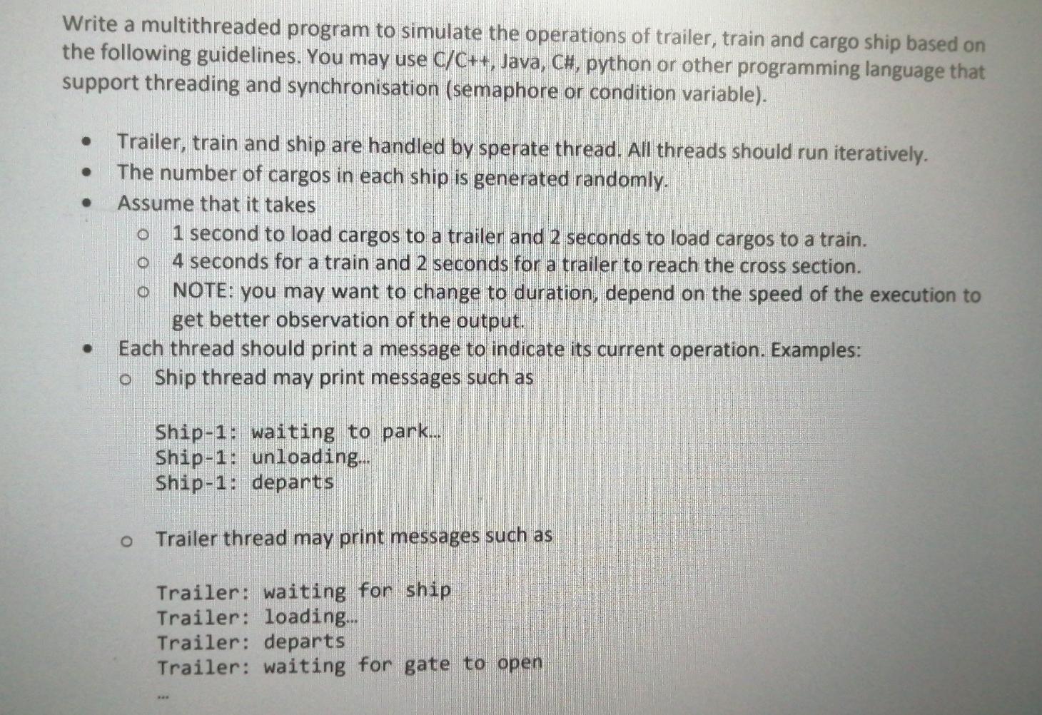 Solved Part A: (35 marks) Figure 1 shows the unloading | Chegg.com