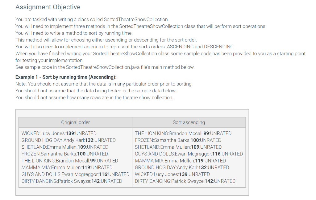 Solved You are tasked with writing a class called | Chegg.com