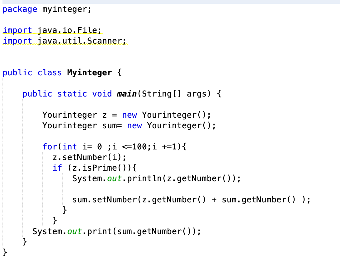 Solved Use Myinteger Class Write A Program That Ask User To 8795