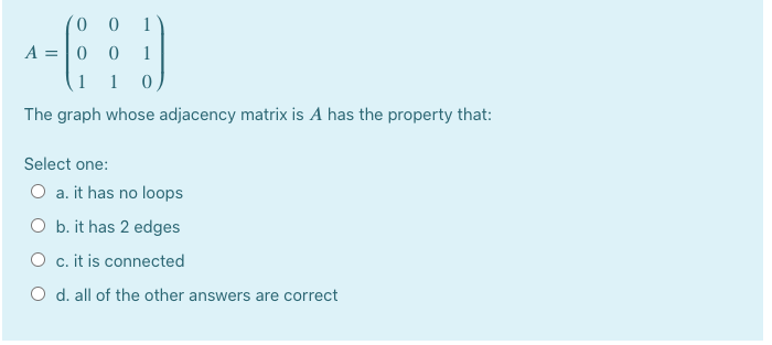 Solved If a graph G has n vertices and n - 1 edges, n > 3, | Chegg.com