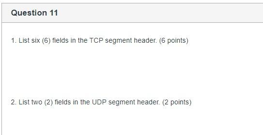 Solved Question 9 Describe three-way handshake in TCP | Chegg.com