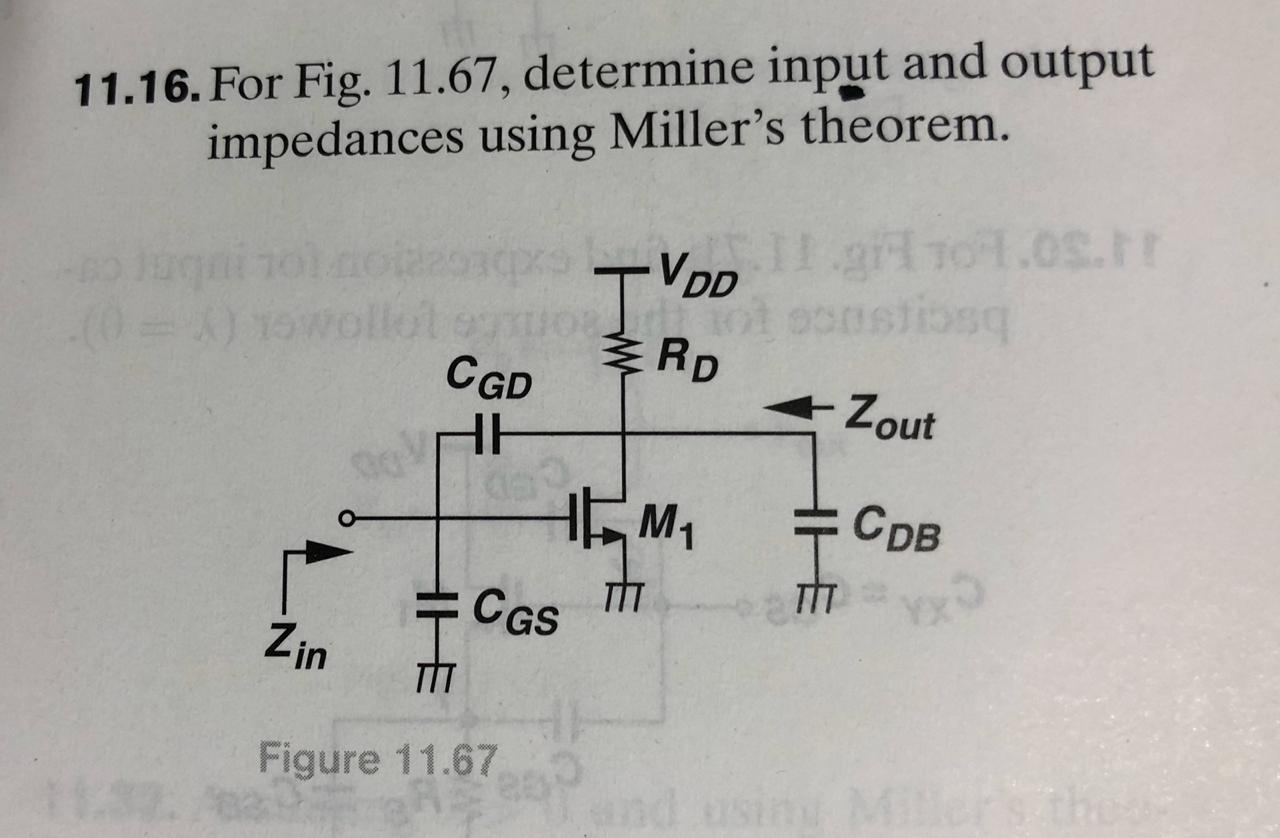 Solved 11.16. For Fig. 11.67, determine input and output | Chegg.com