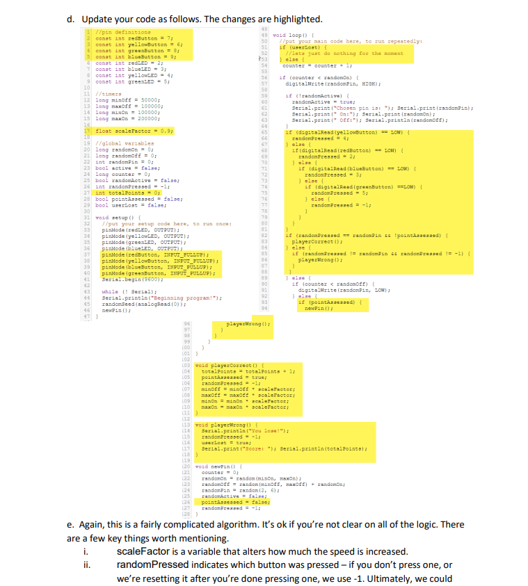 Solved 1. Randomly light up LEDs. We're going to connect | Chegg.com