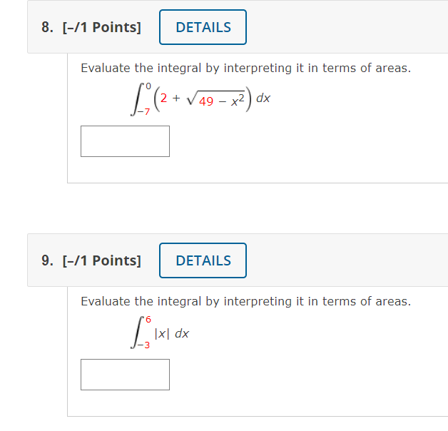 Solved Evaluate the integral by interpreting it in terms of | Chegg.com