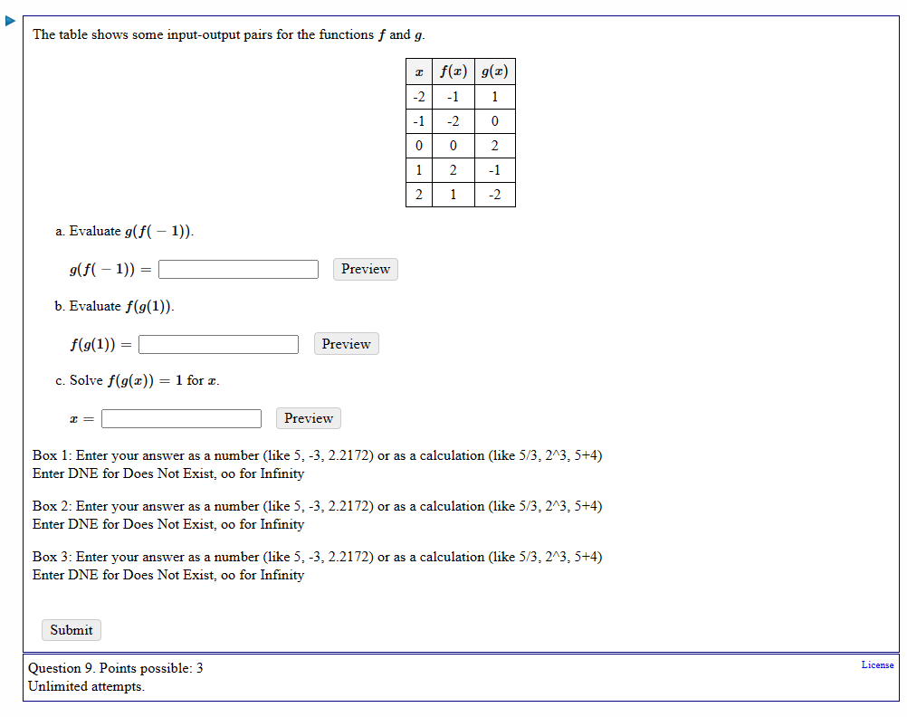 Solved The table shows some input-output pairs for the | Chegg.com