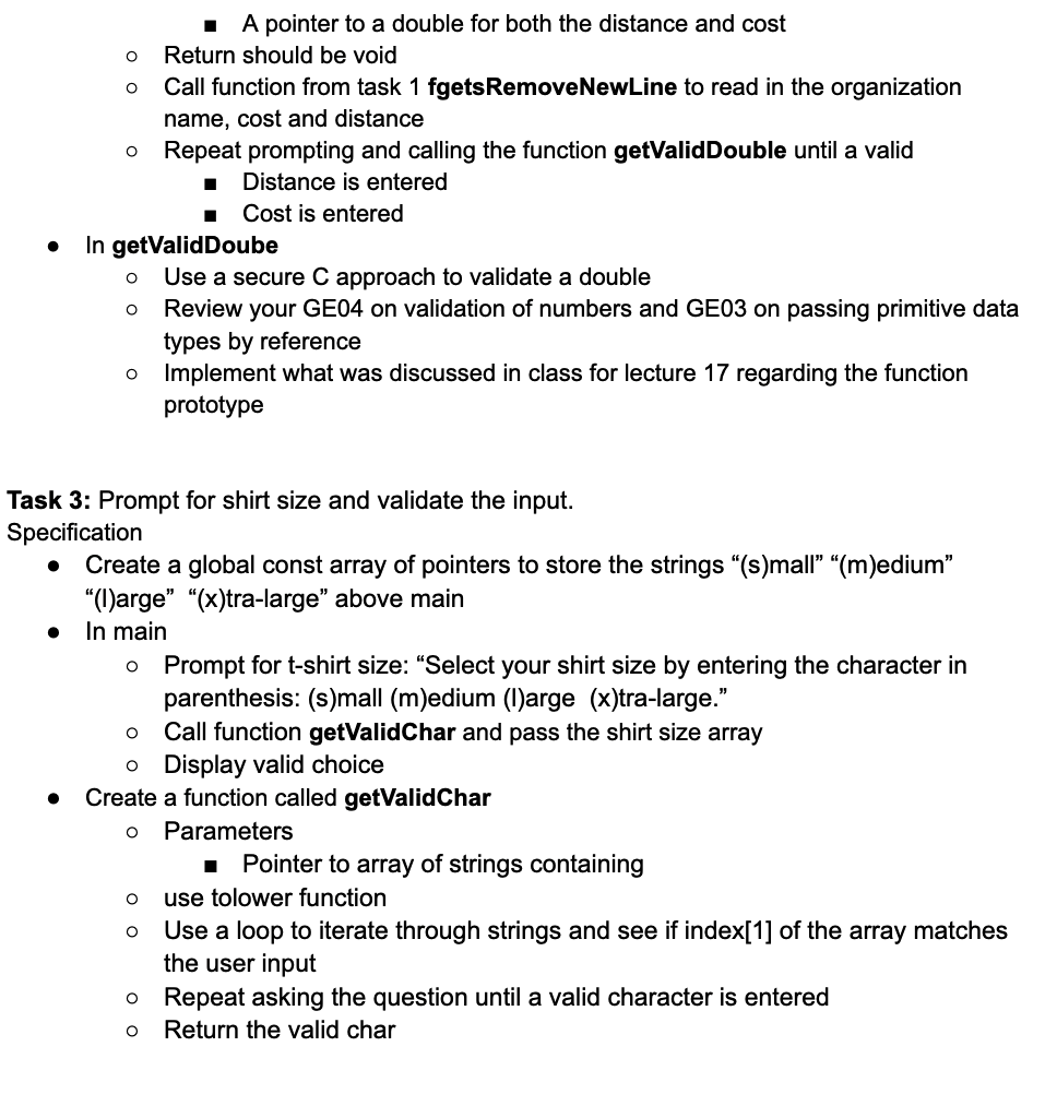Solved Description: Create a program that calls functions | Chegg.com