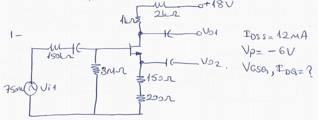 Solved Get Av, gm, Vo1, Vo2, gmo equations in the circuit | Chegg.com