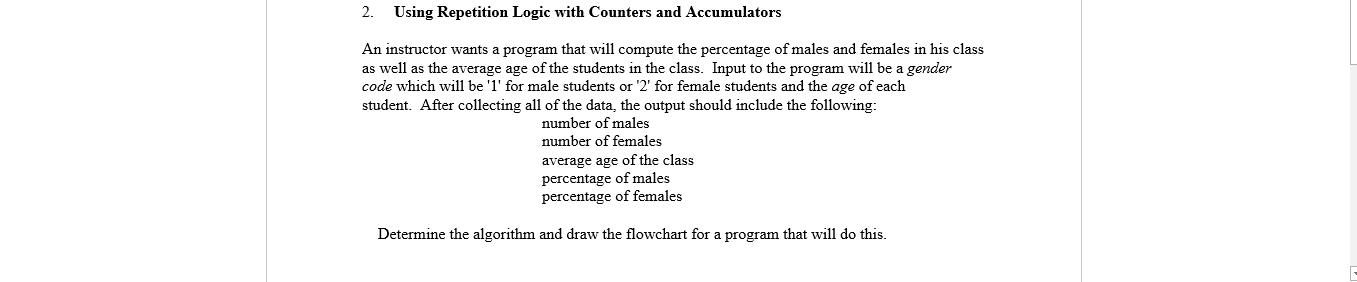 Solved 2. Using Repetition Logic with Counters and | Chegg.com