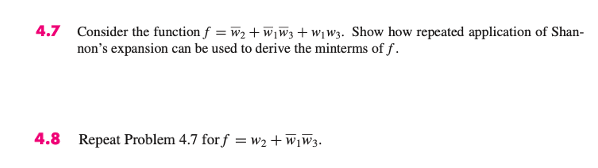 Solved 4.7 ﻿Consider the function | Chegg.com