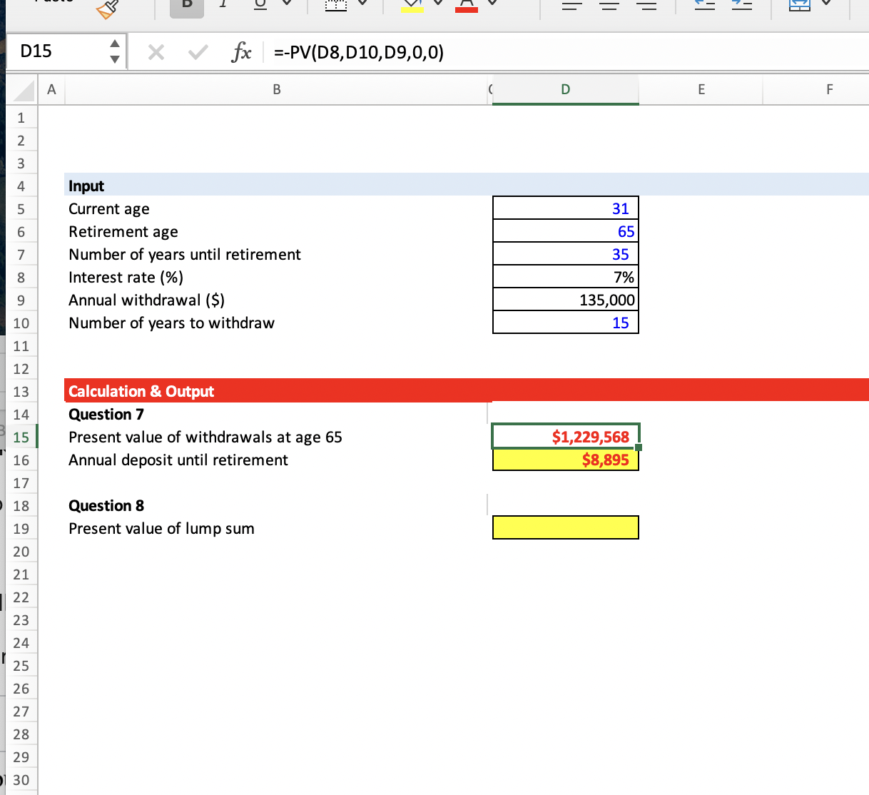 Solved Please help to explain how to solve questions 7 and 8 | Chegg.com