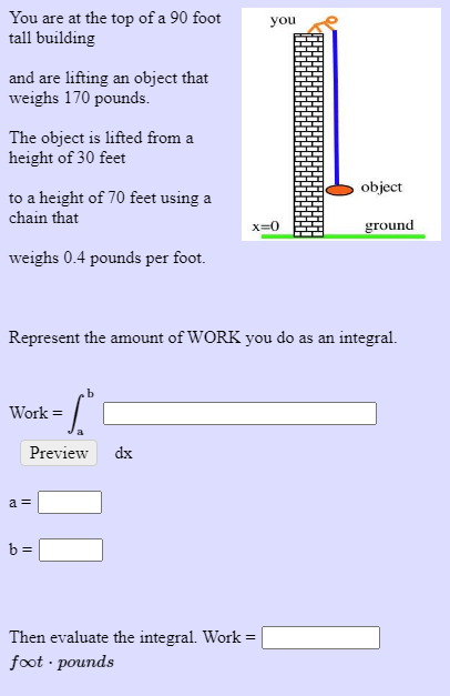 Solved you You are at the top of a 90 foot tall building and | Chegg.com