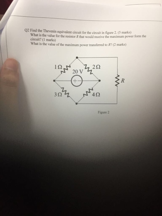 Solved Q2 Find the Thevenin equivalent circuit for the | Chegg.com