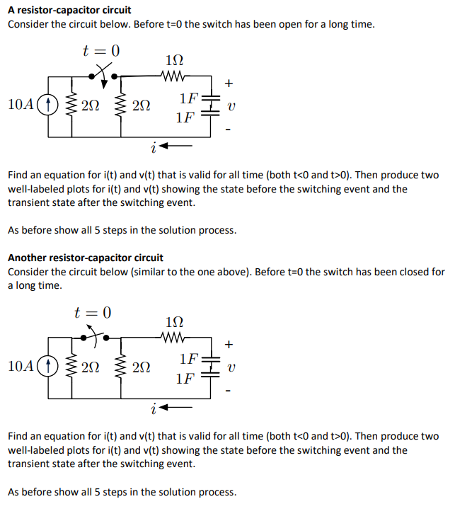 Solved A resistor-inductor circuit Consider the circuit | Chegg.com