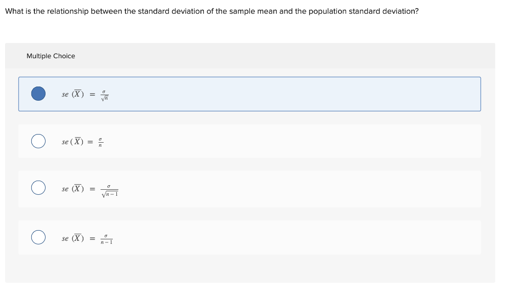 Population Standard Deviation Vs Standard Deviation