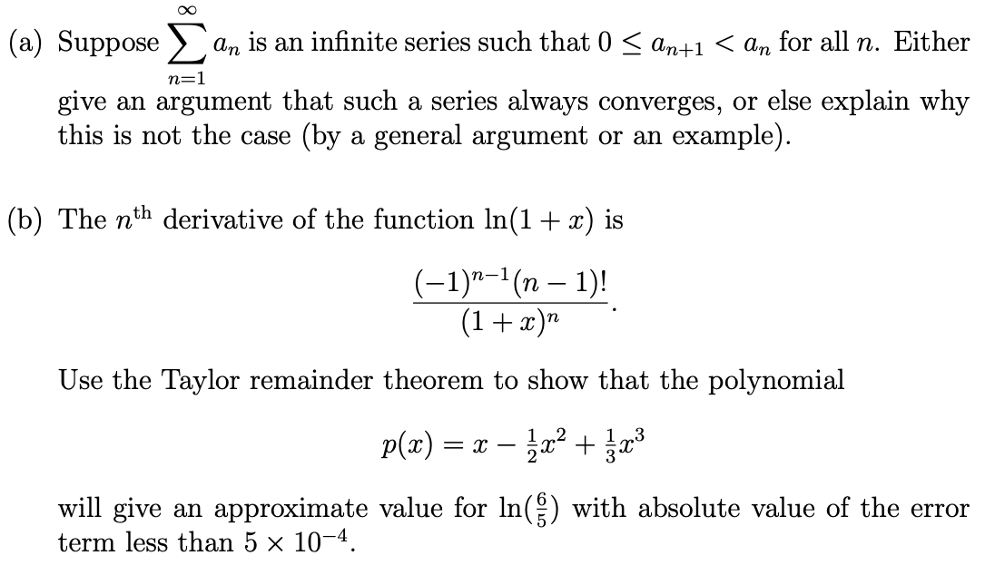 Solved (c) (i) Consider the differential equation for the | Chegg.com