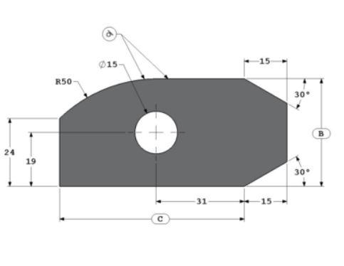 Solved Build this part in SOLIDWORKS. (Save part after each | Chegg.com
