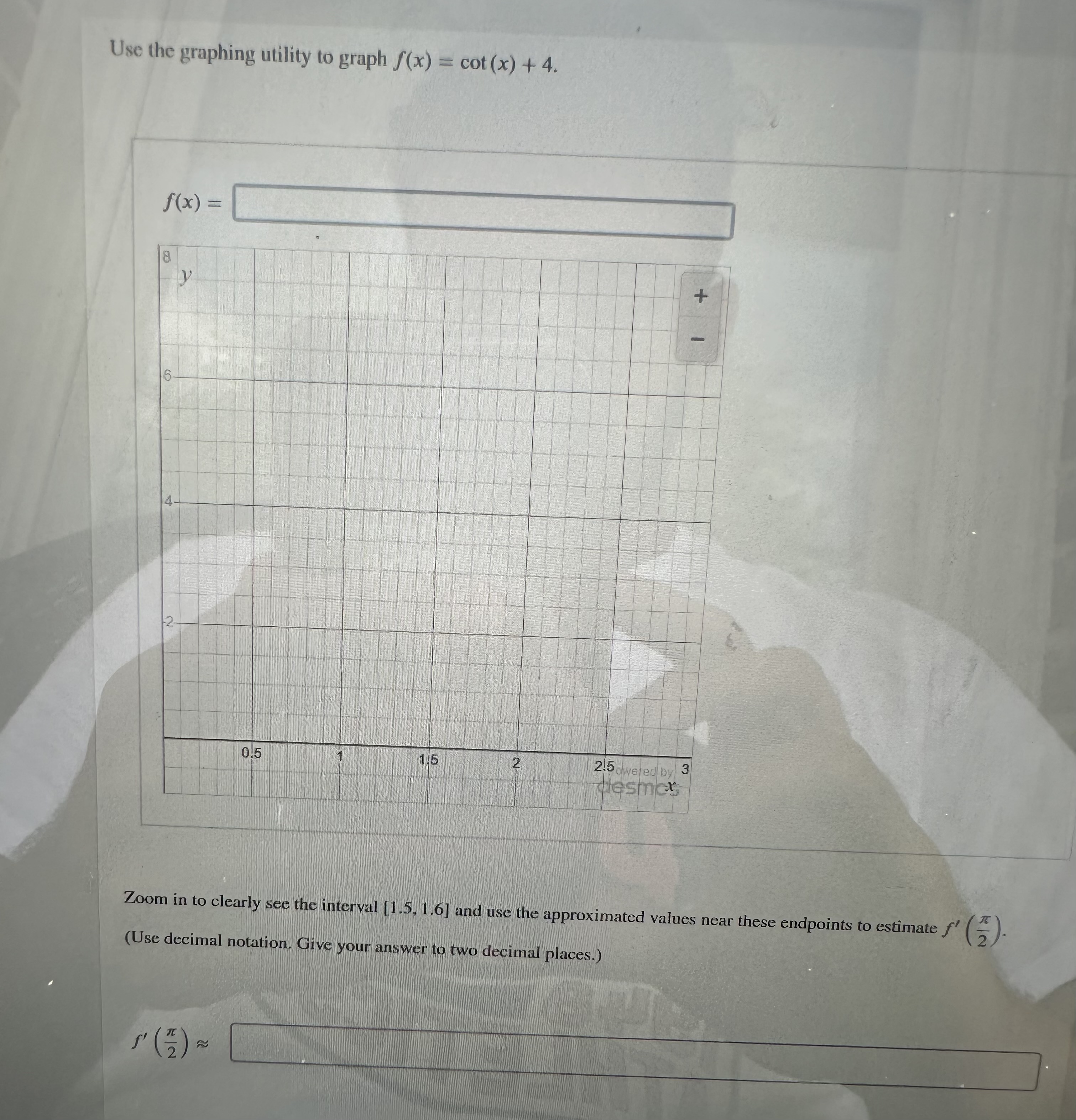 Solved Use the graphing utility to graph | Chegg.com