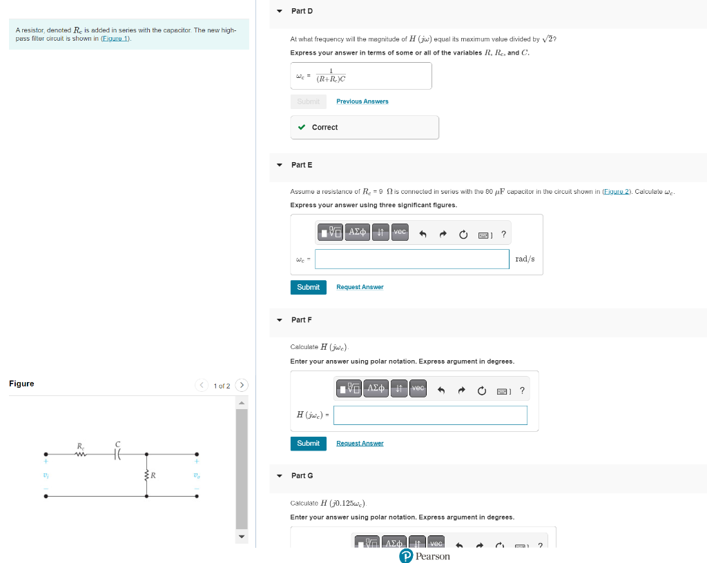 Solved A resistor, denoted R is added in series with the | Chegg.com