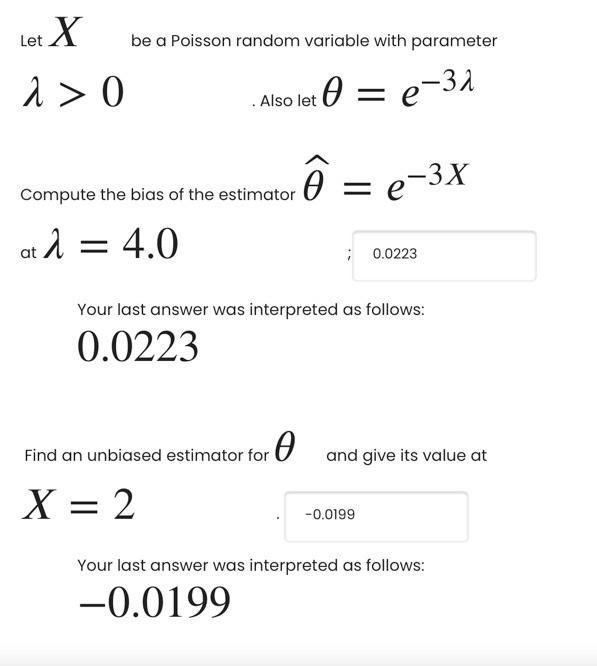 Solved Let X be a Poisson random variable with parameter 20 | Chegg.com