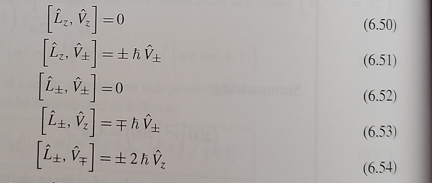 Solved (a) Show that the commutation relations, Equations | Chegg.com