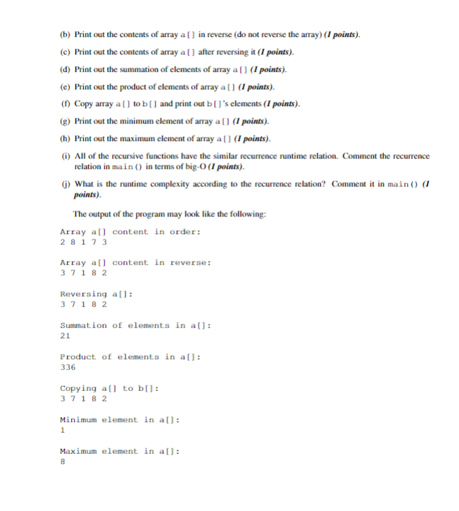 Solved COMP 53: Algorithm Analysis, part 2 Instructions: In | Chegg.com
