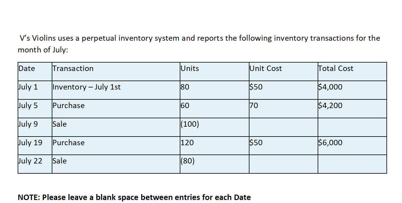 Solved 4. Using the Average Method, Calculate the cost of | Chegg.com