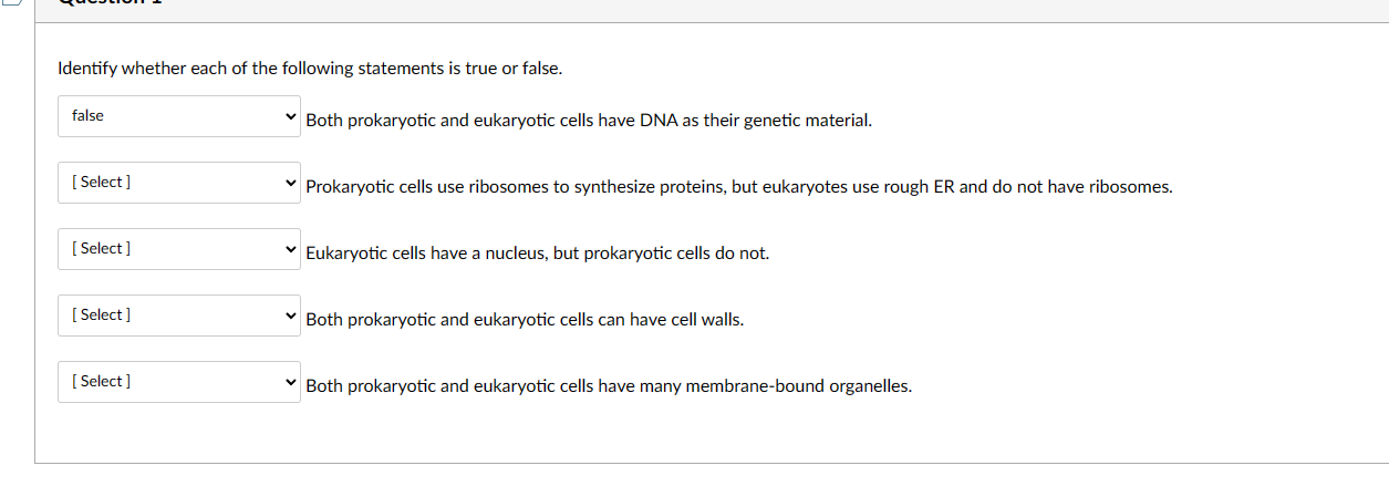 Solved Identify whether each of the following statements is | Chegg.com
