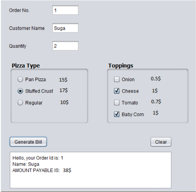 Solved Use Python to create the following GUI The GUI is | Chegg.com