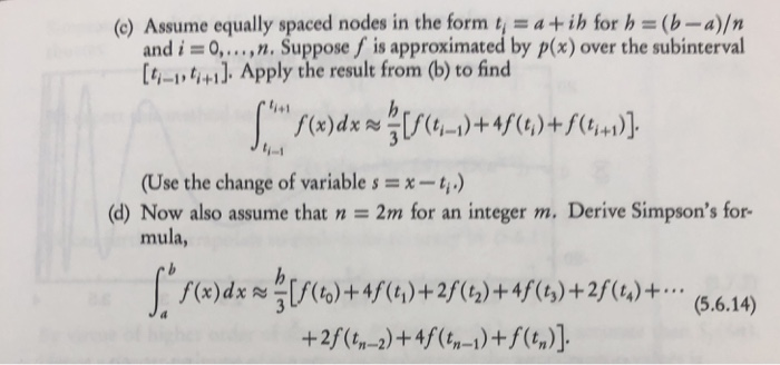 Solved can be derived without appealing to extrapolation. | Chegg.com