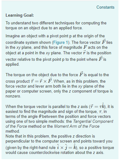 Solved Constants Learning Goal To understand two different | Chegg.com