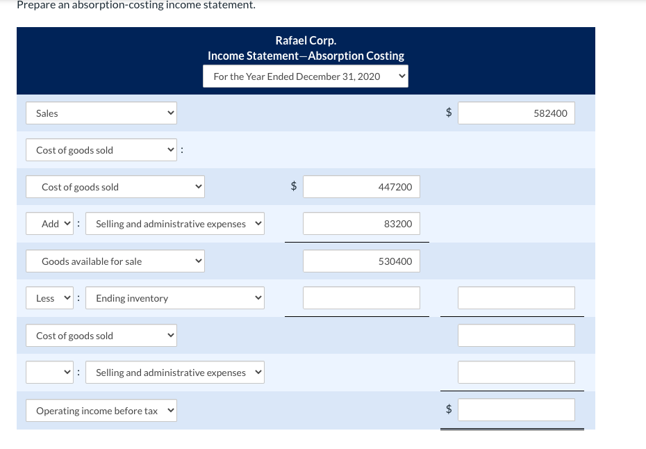 Solved During 2020, Rafael Corp. produced 52,000 units and | Chegg.com