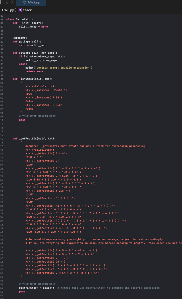 Solved Section 1: The Stack class (20 points) This class | Chegg.com