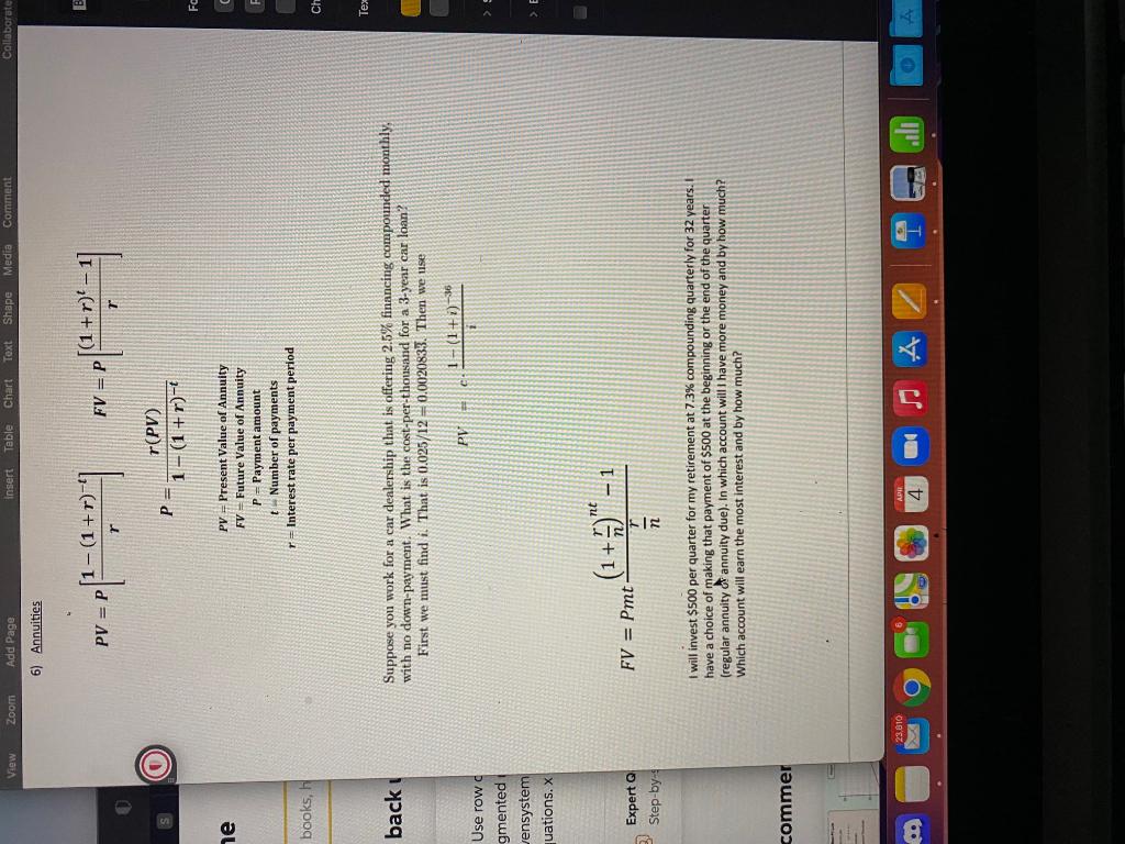 View Zoom Add Page Insert Table Chart Text Shape | Chegg.com